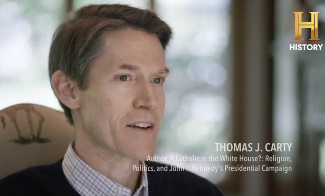 History Professor Thomas Carty Takes Part in “Kennedy” Docuseries | Springfield College